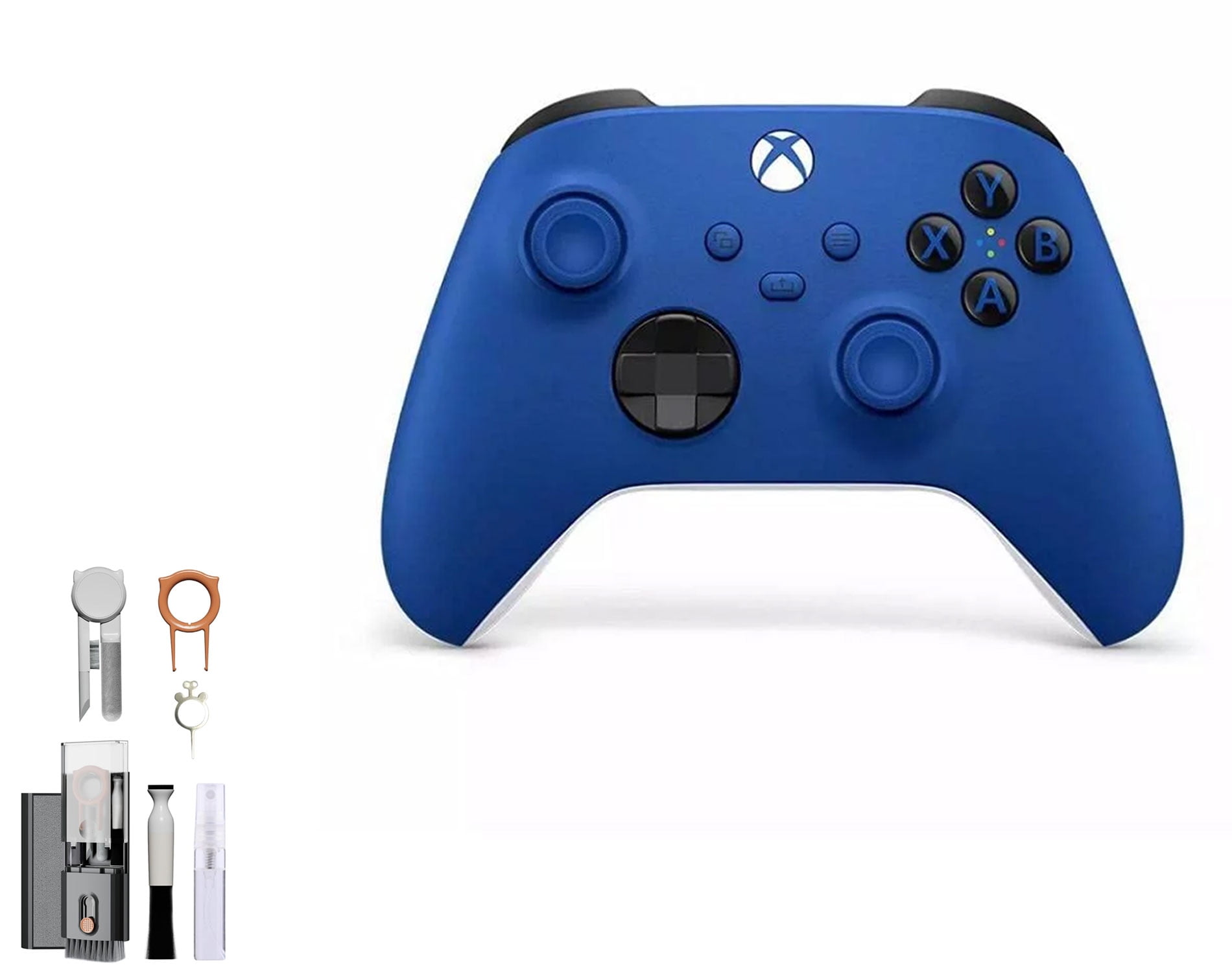 Pre-Owned Microsoft Xbox Wireless Shock Blue Controller for Xbox ...