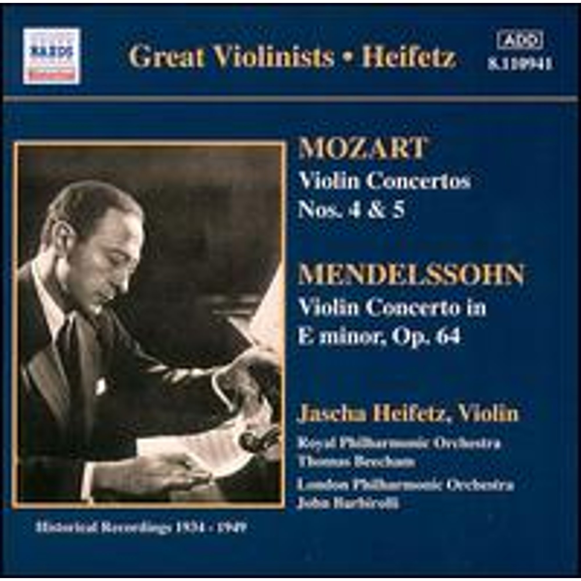 Pre-Owned Mozart: Violin Concertos 4 & 5; Mendelssohn: Violin Concerto (CD 0636943194126) by ...