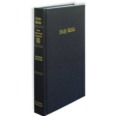 Giant Print Reference Bible-NASB - Walmart.com
