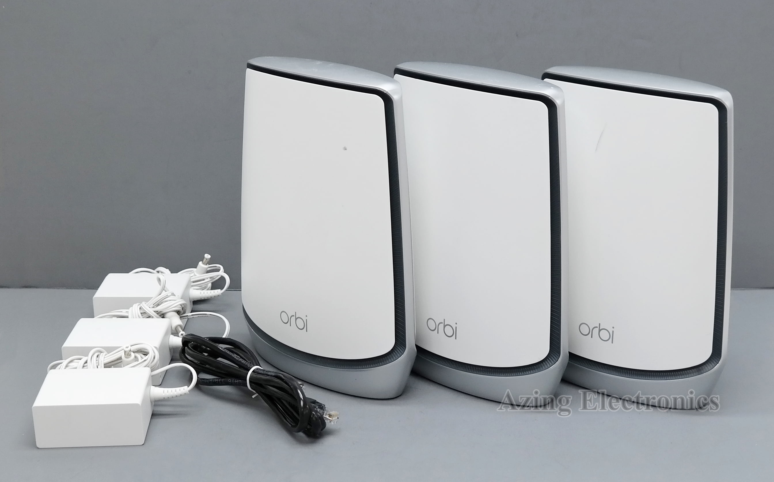 Pre-Owned NETGEAR Orbi RBK853 AX6000 Tri-Band Mesh Wi-Fi 6 System (Set ...