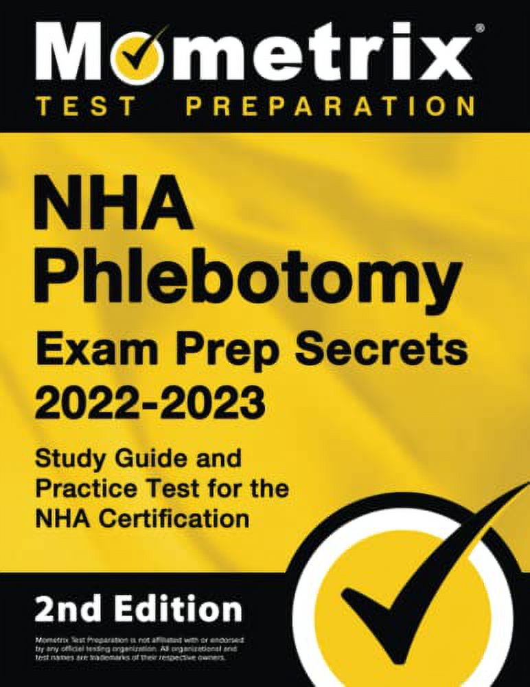 Pre-Owned Nha Phlebotomy Exam Prep Secrets 2022-2023 - Study Guide and ...