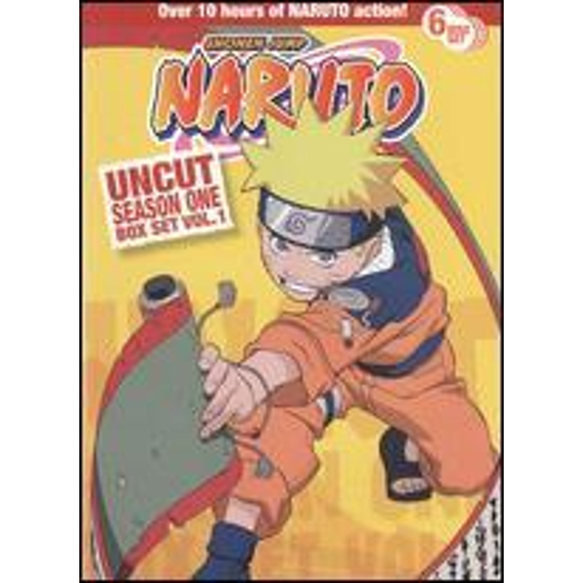 Pre-Owned Naruto Uncut Box Set: Season One, Vol. 1 [6 Discs] (DVD ...