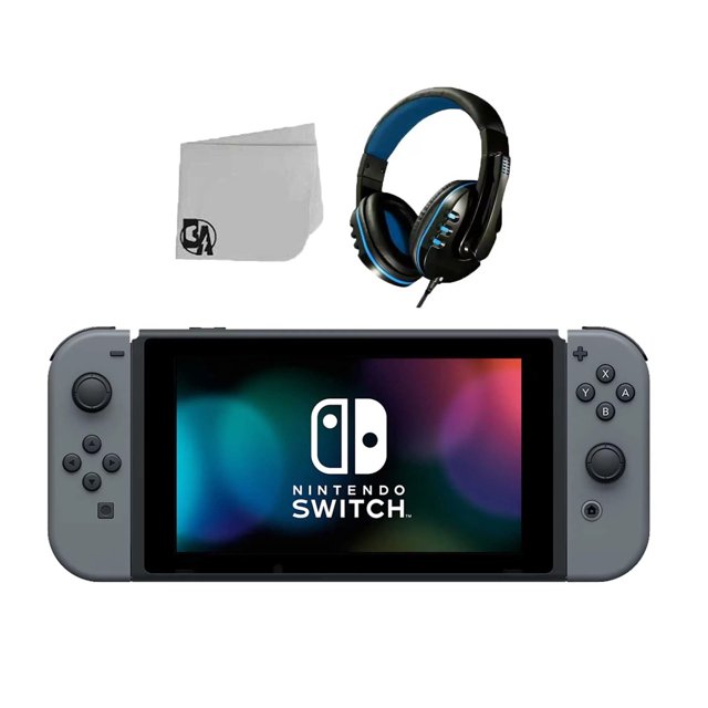 Pre-Owned Nintendo Switch - Gray & Gray Joy-Con With Headset Bolt ...