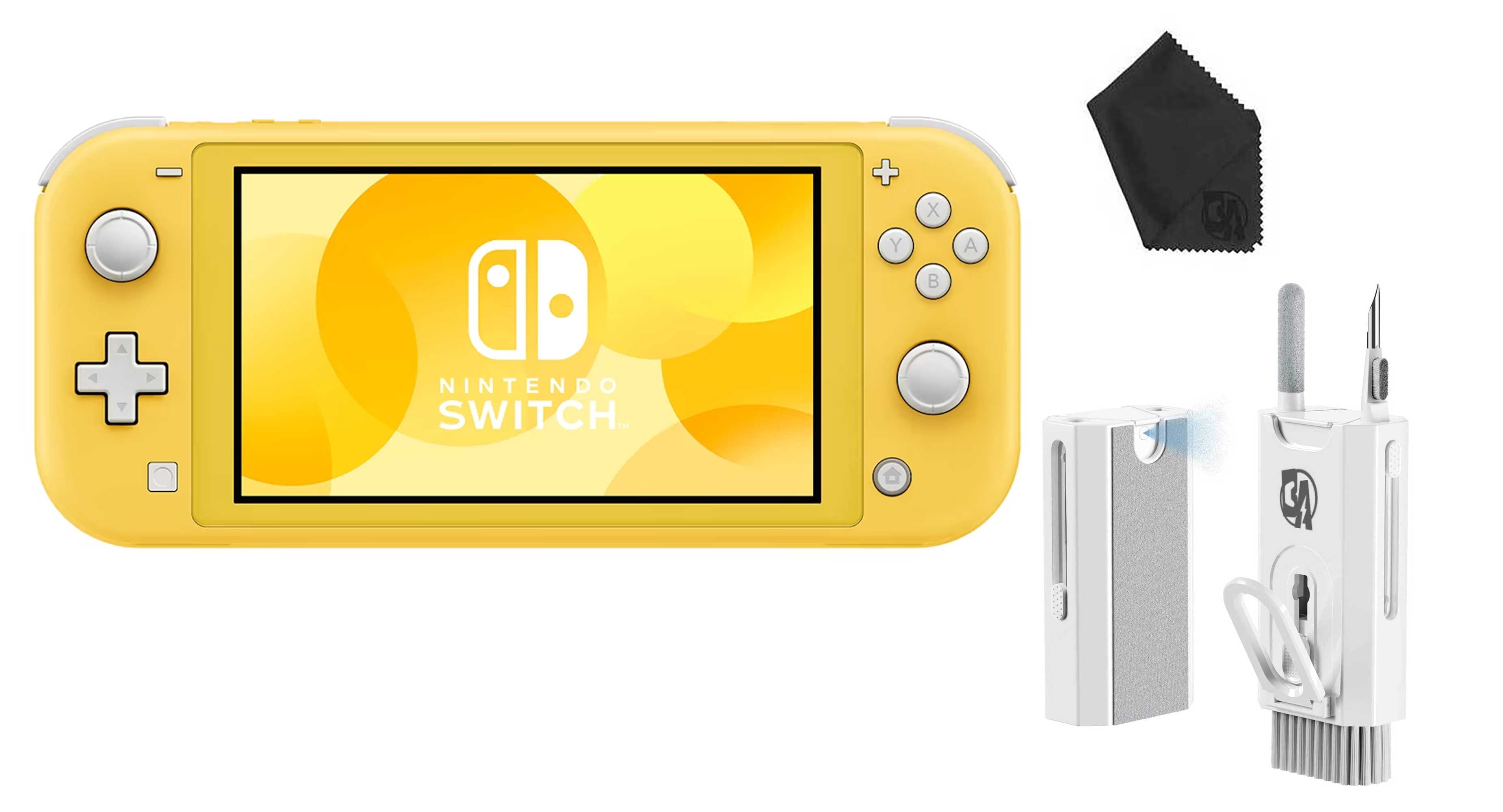Restored Nintendo Switch Lite - Yellow with BOLT AXTION Cleaning Kit ...