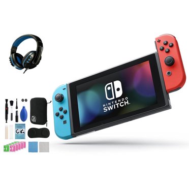 Free Shipping! Nintendo Switch, w Neon Blue and Neon Red Joy-Con ...