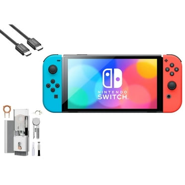 Brand New USA Nintendo Switch OLED Model with Neon Red & Blue Joy-Con ...