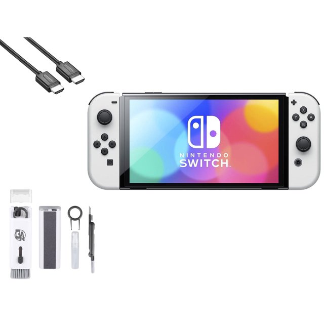 Pre-Owned Nintendo Switch OLED Model White Set with BOLT AXTION ...