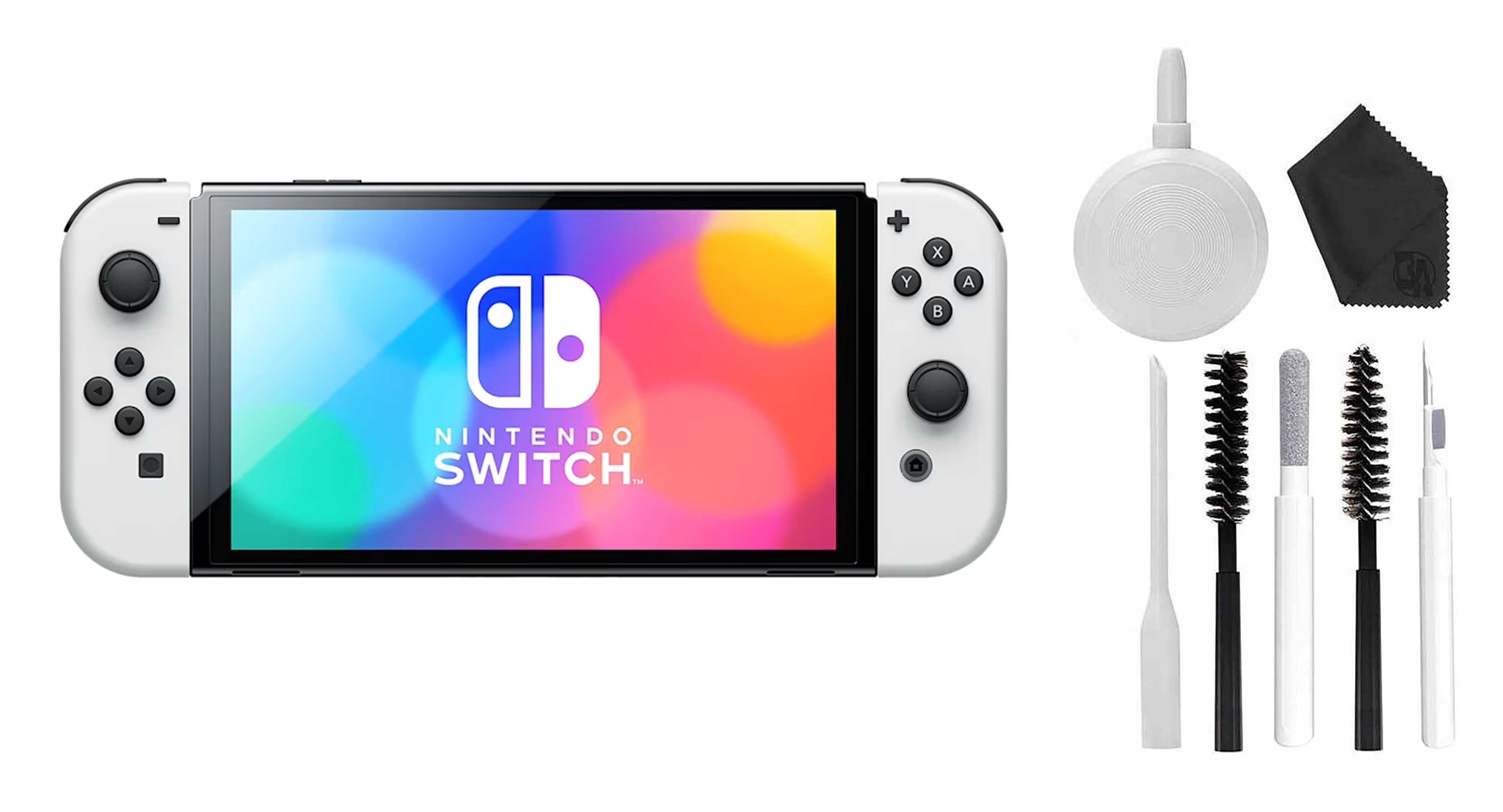 Pre-Owned Nintendo Switch OLED Model White Set with BOLT AXTION ...