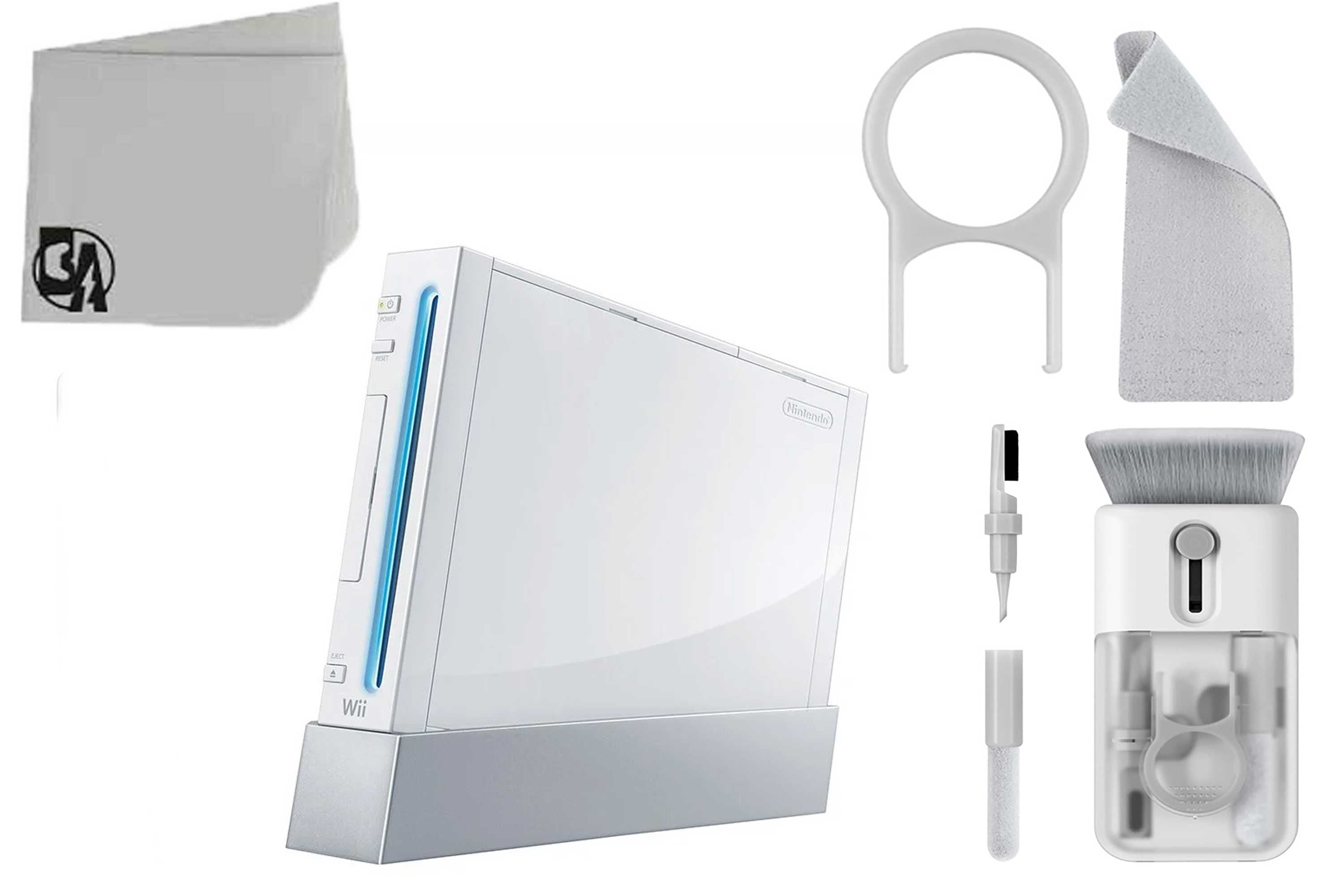 Restored Nintendo Wii Black Gaming Console with HDMI Cable BOLT AXTION ...