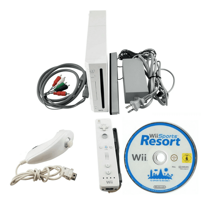 Free Shipping! Pre-Owned Nintendo Wii White Gaming Console with Sports ...