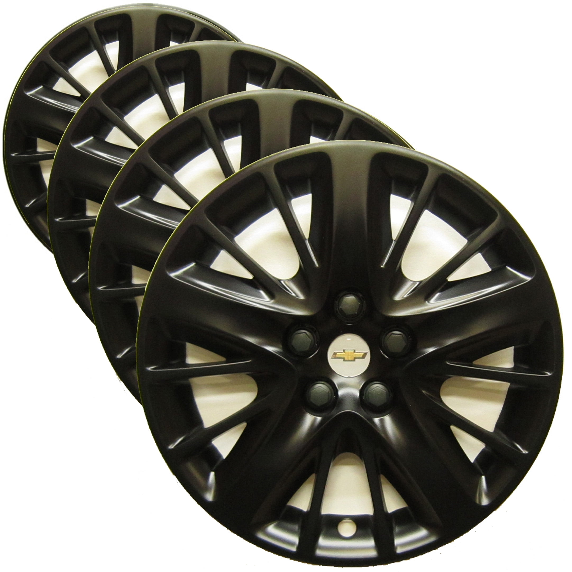 Pre Owned OEM Hubcap Set for Chevrolet Impala 2014 2019 Custom Matte Black Paint Set of 4 Like New Walmart