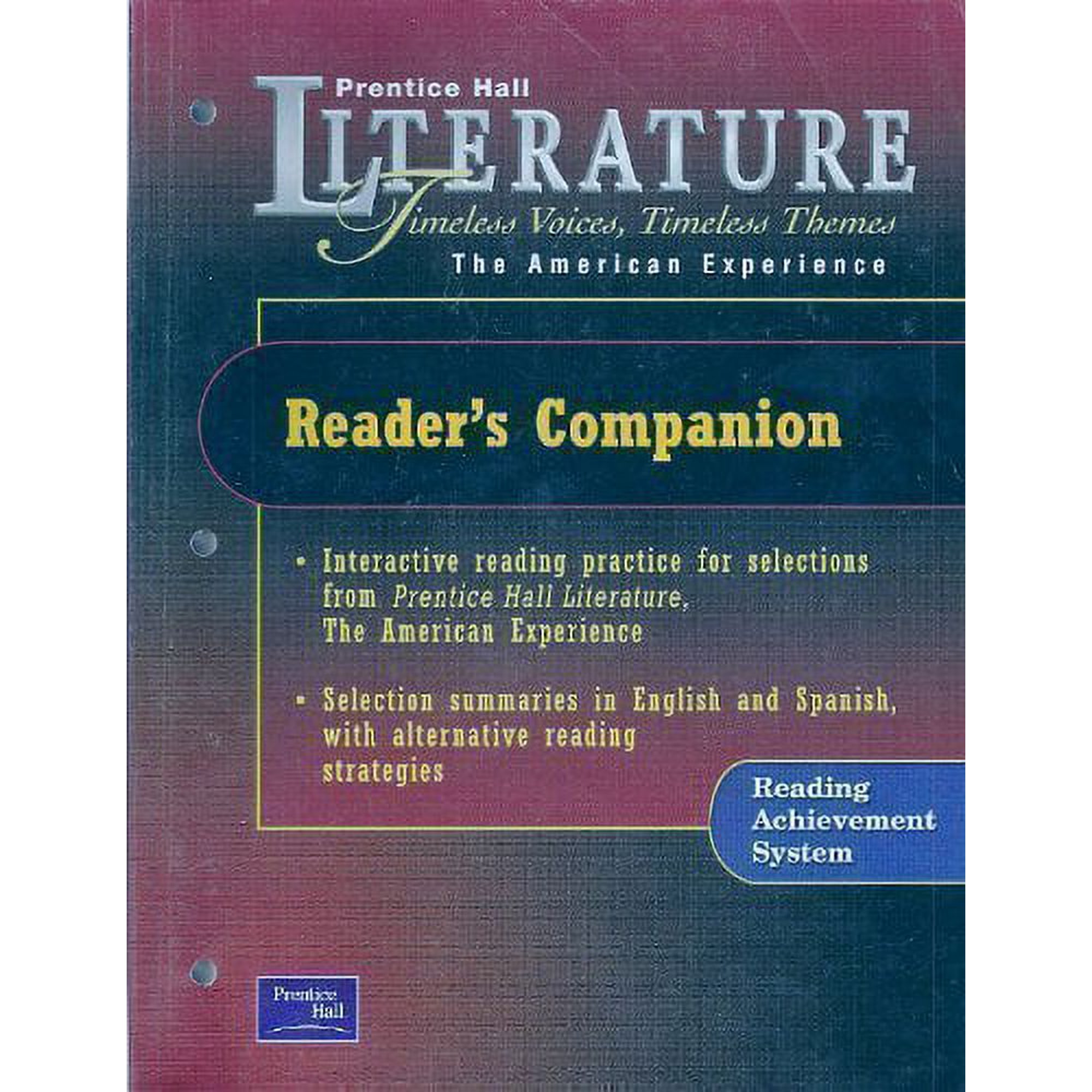 English Literature Textbook Prentice Hall