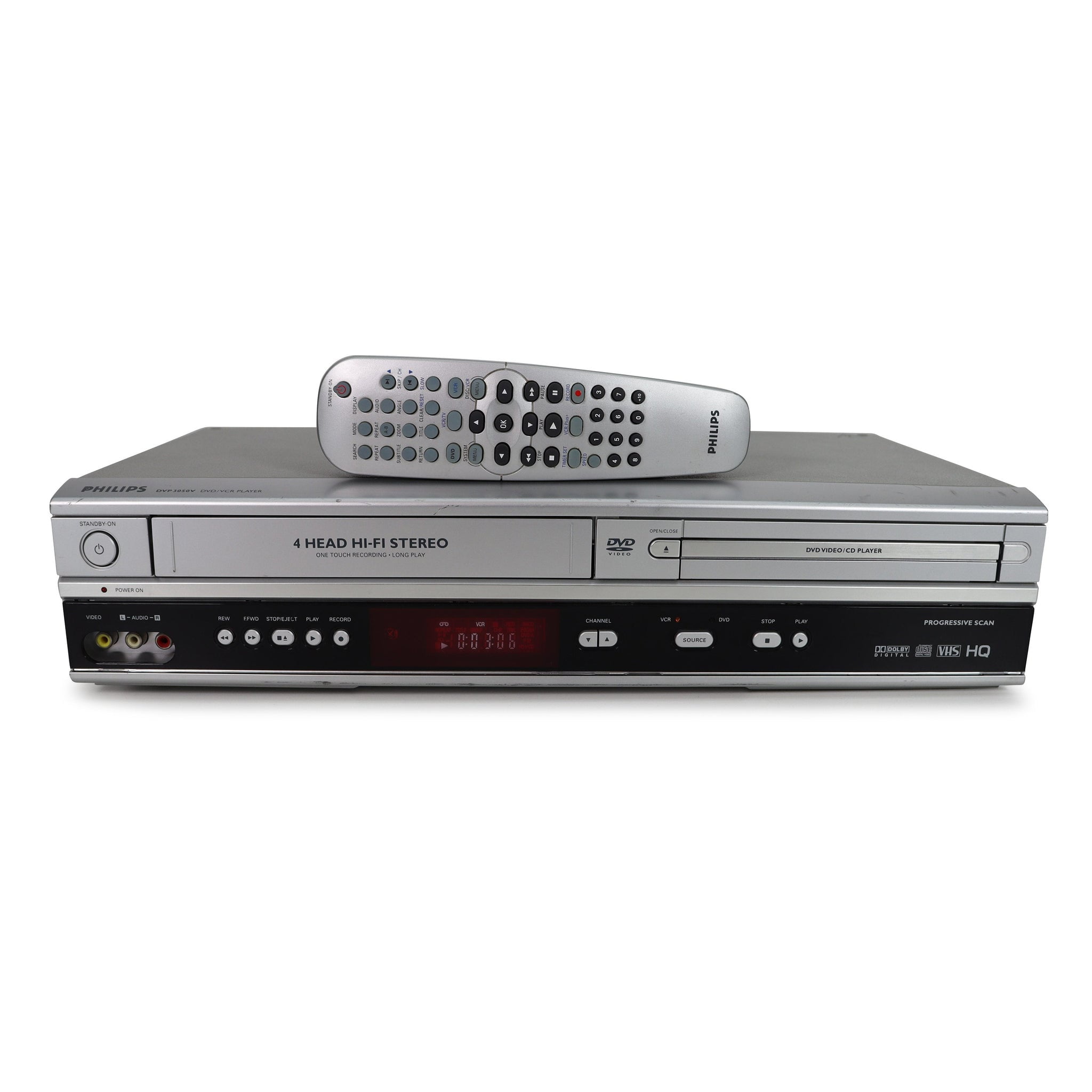 Pre-Owned Philips DVP3050V/37 DVD/VCR Combo . Comes with Remote, Manual ...