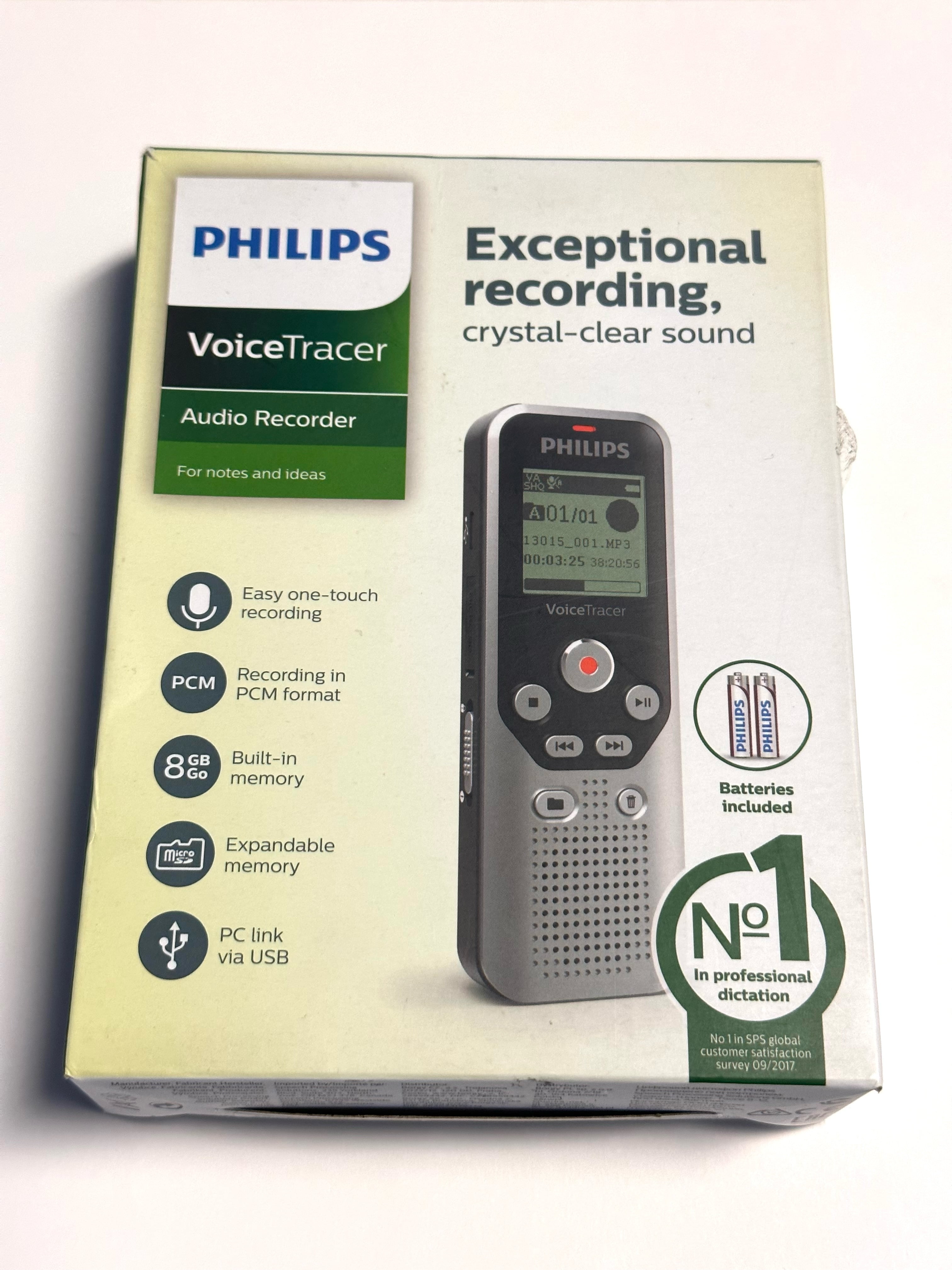 Restored Philips Voice Tracer DVT1250 Audio Recorder For Notes And ...