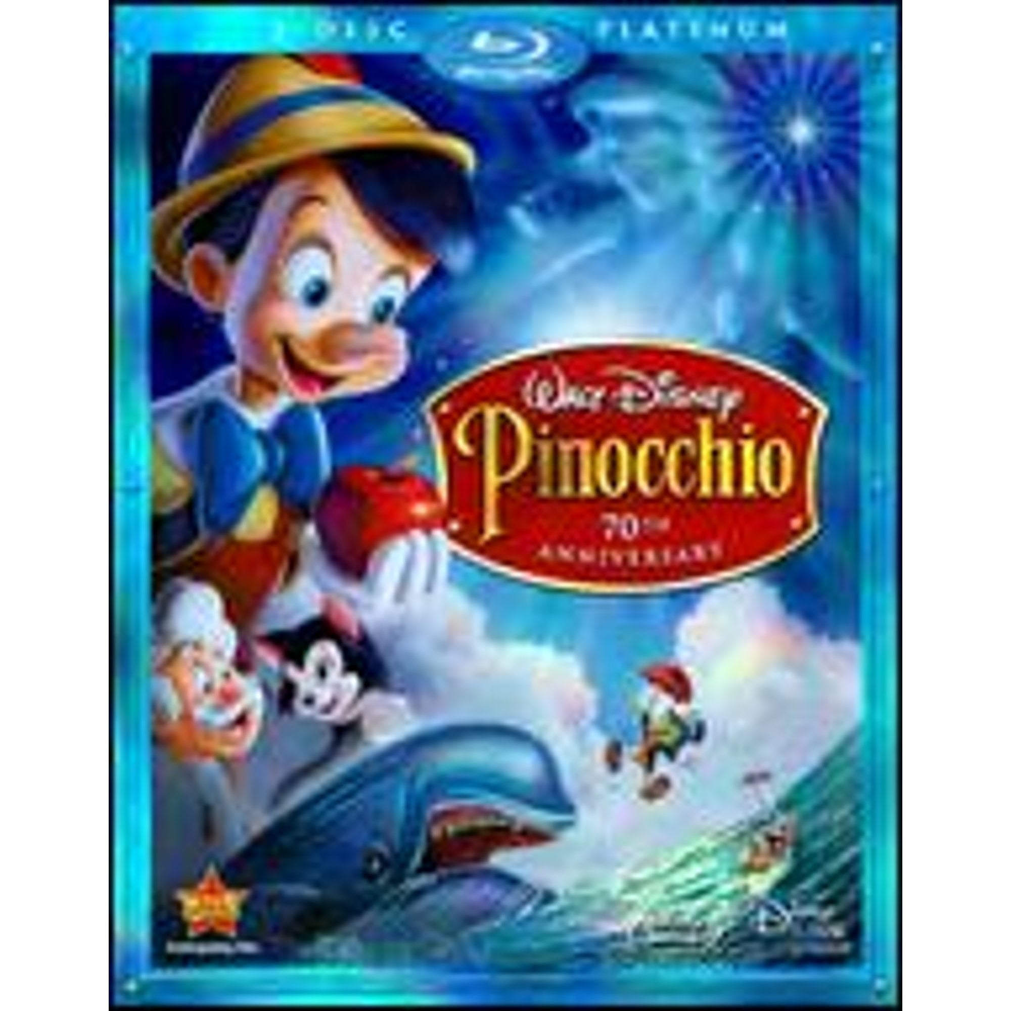 Pre-Owned Pinocchio [70th Anniversary] [3 Discs] [Blu-ray/DVD] (Blu-Ray ...