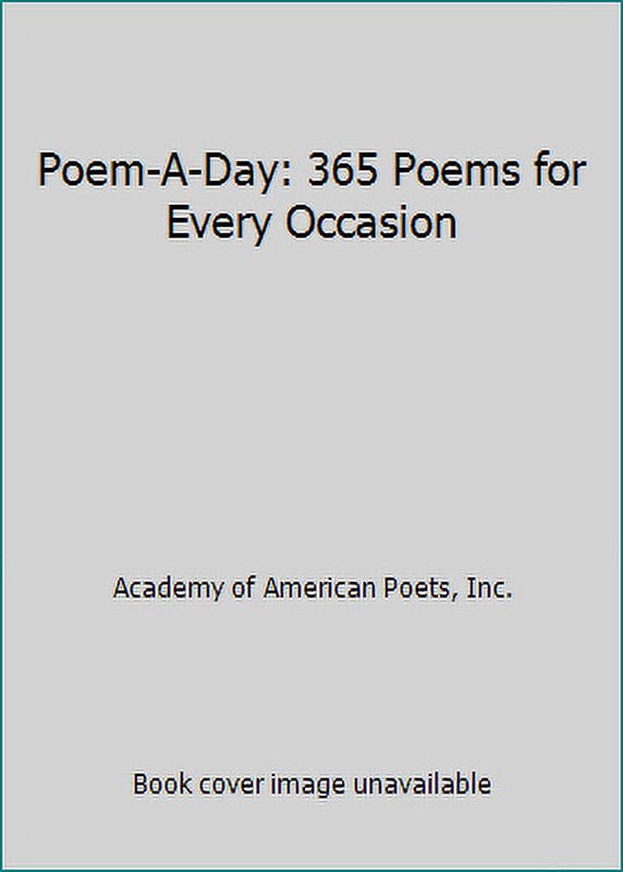Pre-Owned Poem-A-Day: 365 Poems for Every Occasion (Hardcover ...