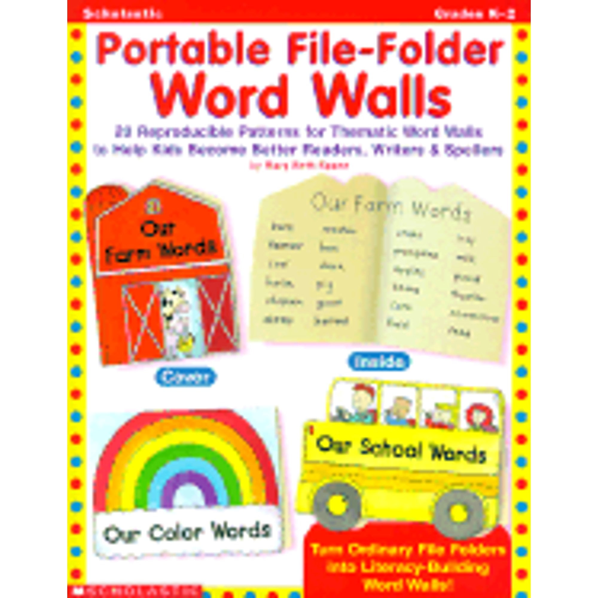 Pre-Owned Portable File-Folder Word Walls: 25 Reproducible Thematic ... Pre-Owned Portable File-Folder Word Walls: 25 Reproducible Thematic ...