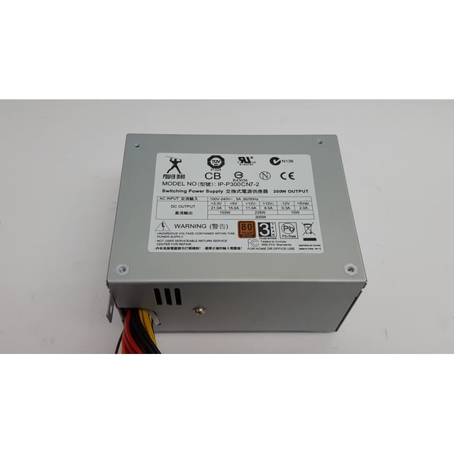 Pre-Owned Power Man IP-P300CN7-2 20+4 Pin 300W SFX Desktop Power Supply ...