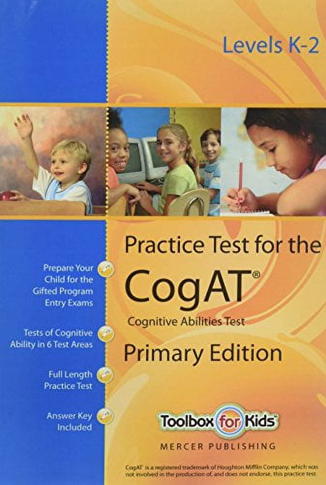 Pre Owned Practice Test For The Cognitive Abilities Test CogatÂ® Primary Edition Levels K 2