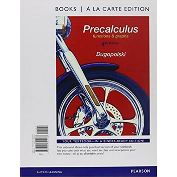 Pre-Owned Precalculus + Mymathlab Update: Functions and Graphs, Books a ...