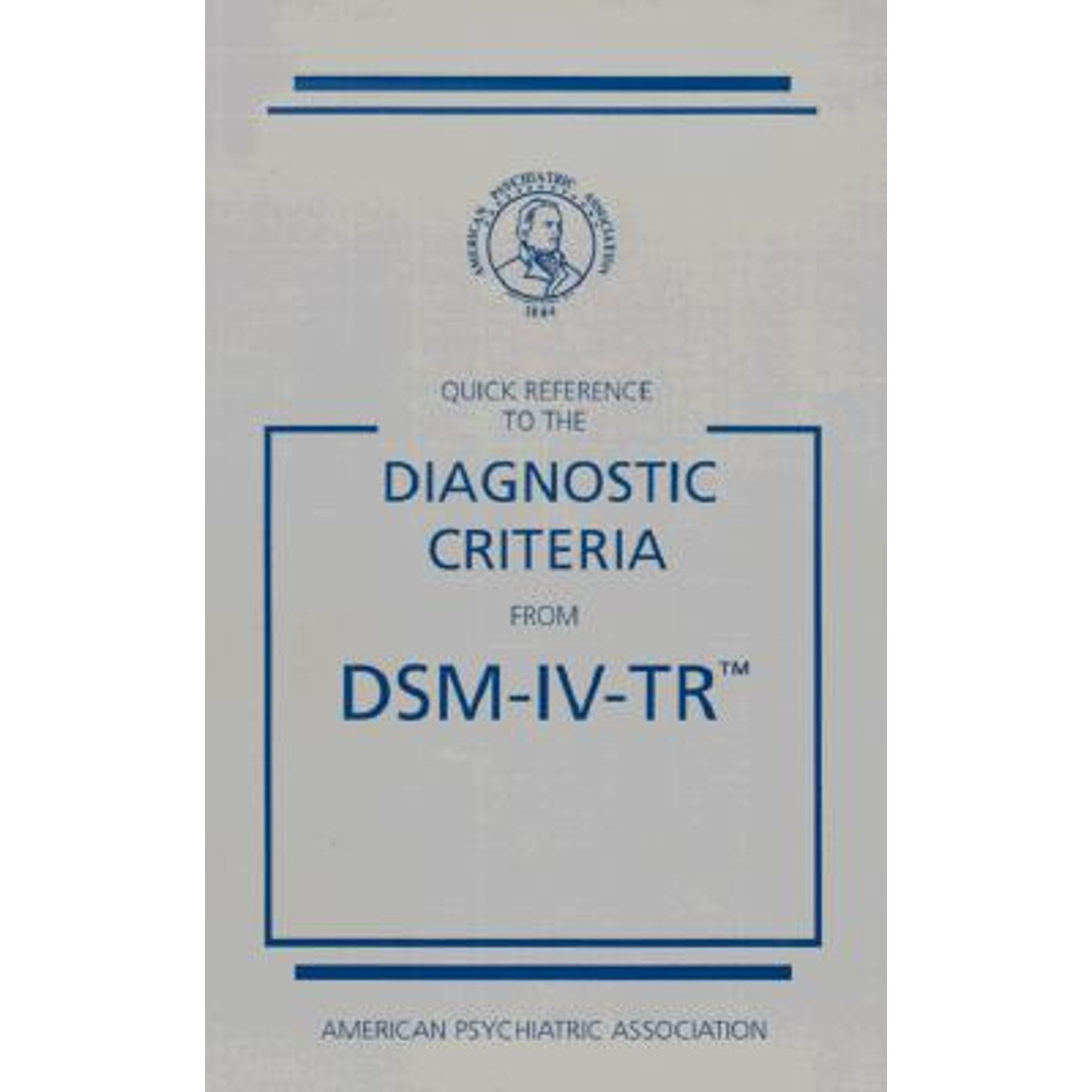 Dsm Iv Tr