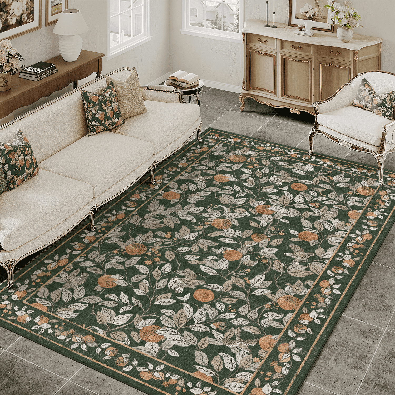 BERTHMEER 9'x12' Area Rugs for Living Room Rugs for Bedroom Office Rugs ...