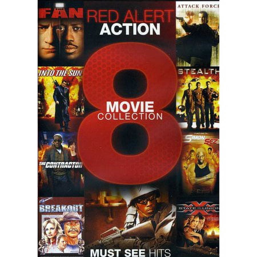 Pre-Owned Red Alert Action: 8 Movie Collection (Dvd) (Good) - Walmart.com