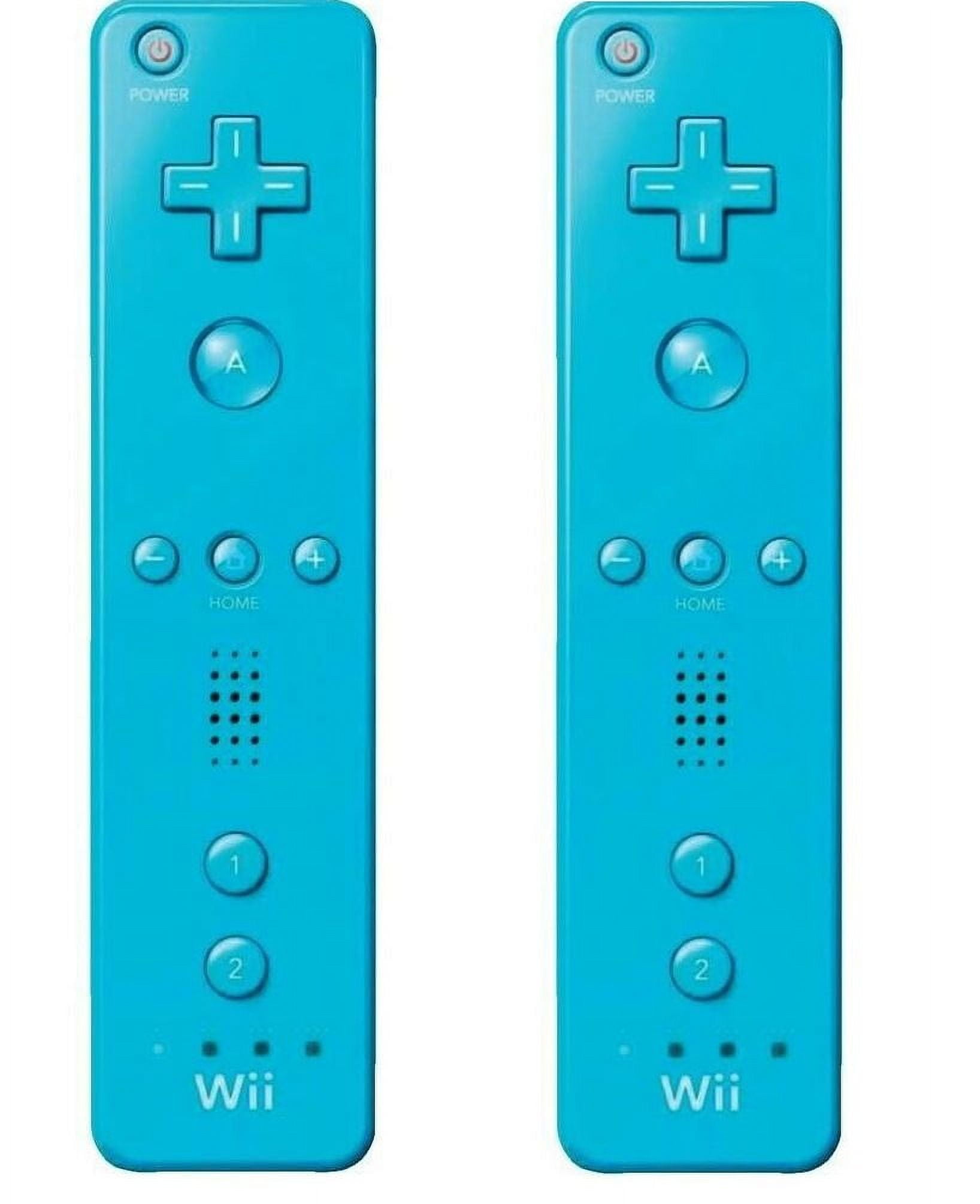 Pre-Owned Remote Controller For Wii Blue 2 pack (Good) - Walmart.com