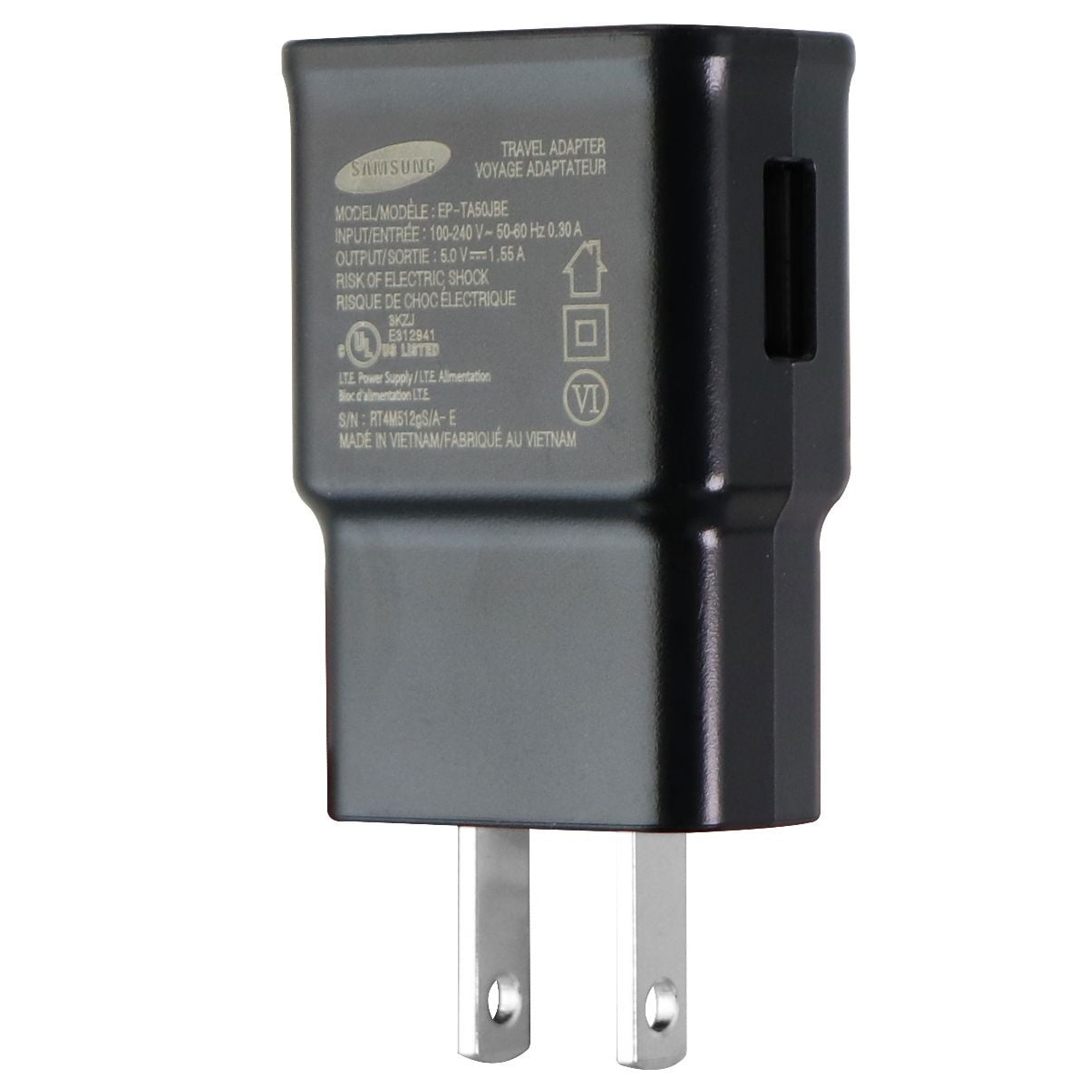 Restored Samsung (5V/1.55A) Single USB Wall Charger Travel Adapter ...