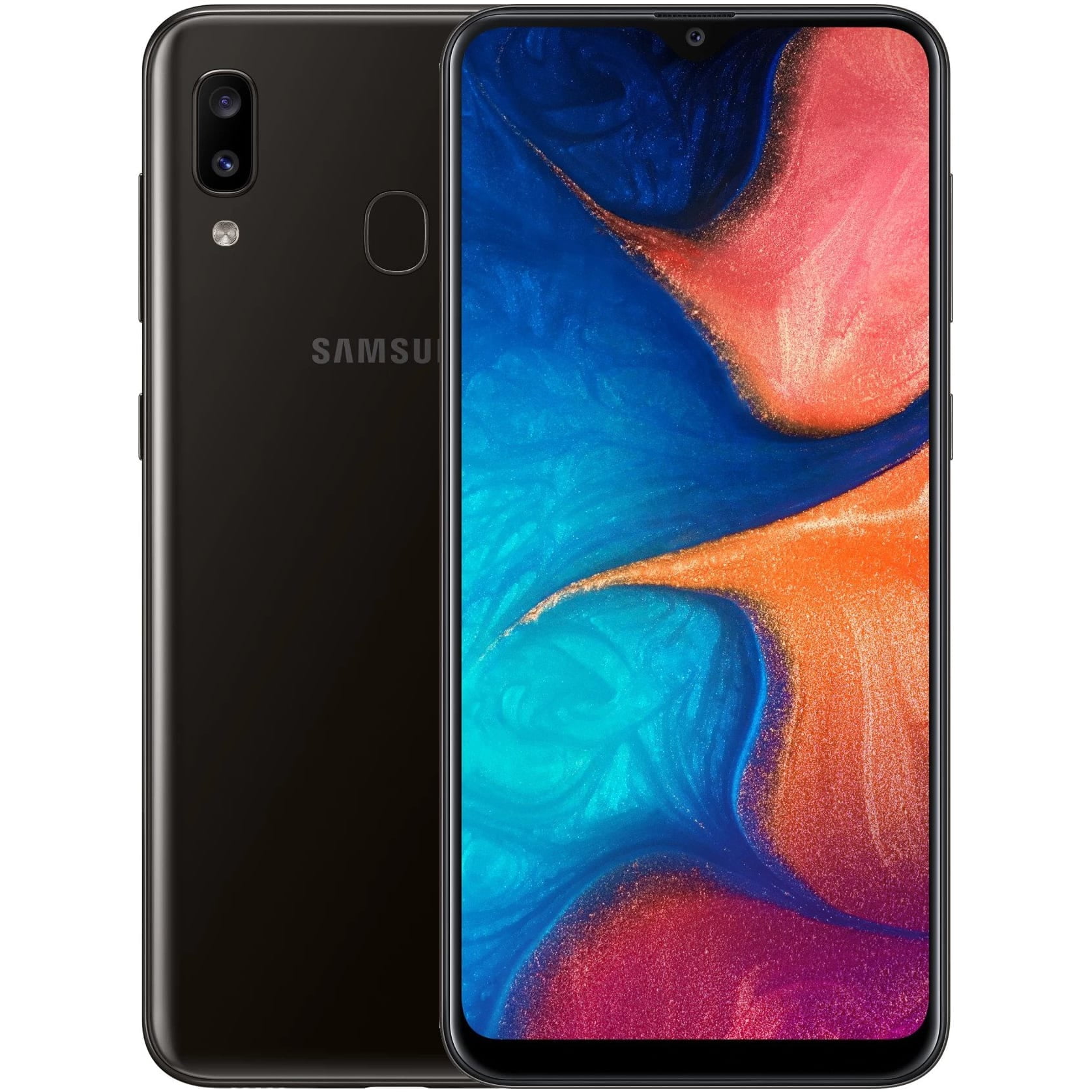 Restored Samsung Galaxy A20 32GB Fully Unlocked Black (LCD Shadow ...