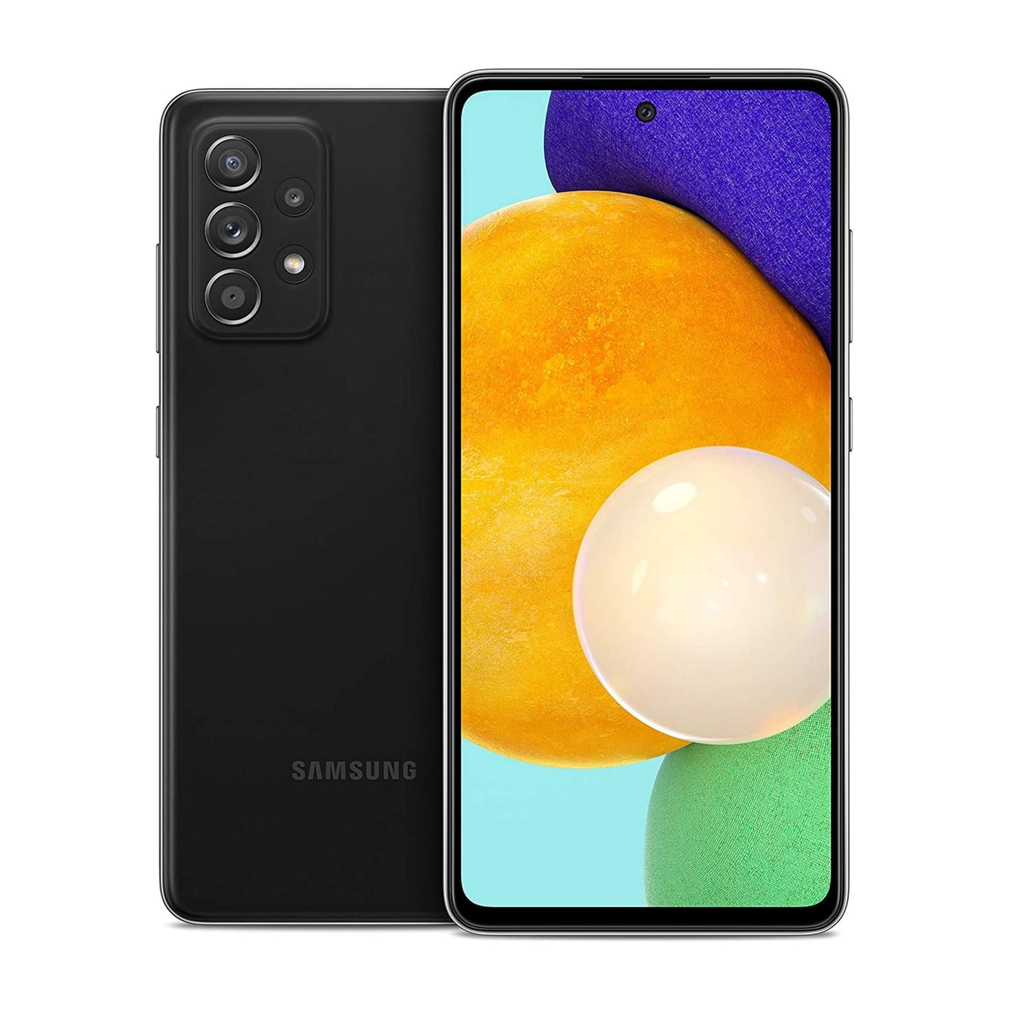 Samsung Galaxy A52 128GB Unlocked, Black, Refurbished, 6.5in AMOLED ...
