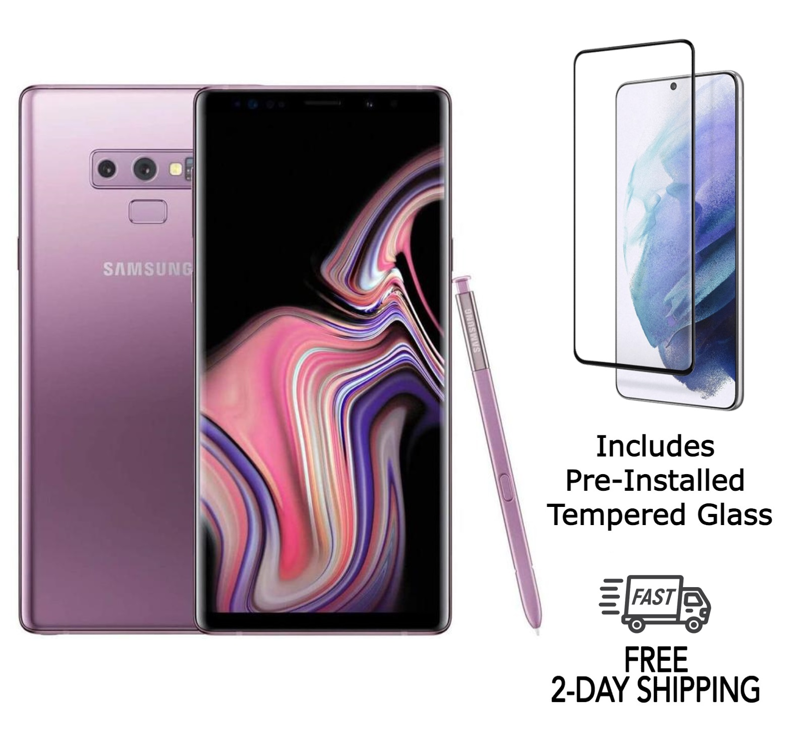Pre-Owned Samsung Galaxy Note 9 N960U (AT&T Only) 512GB Lavender Purple ...