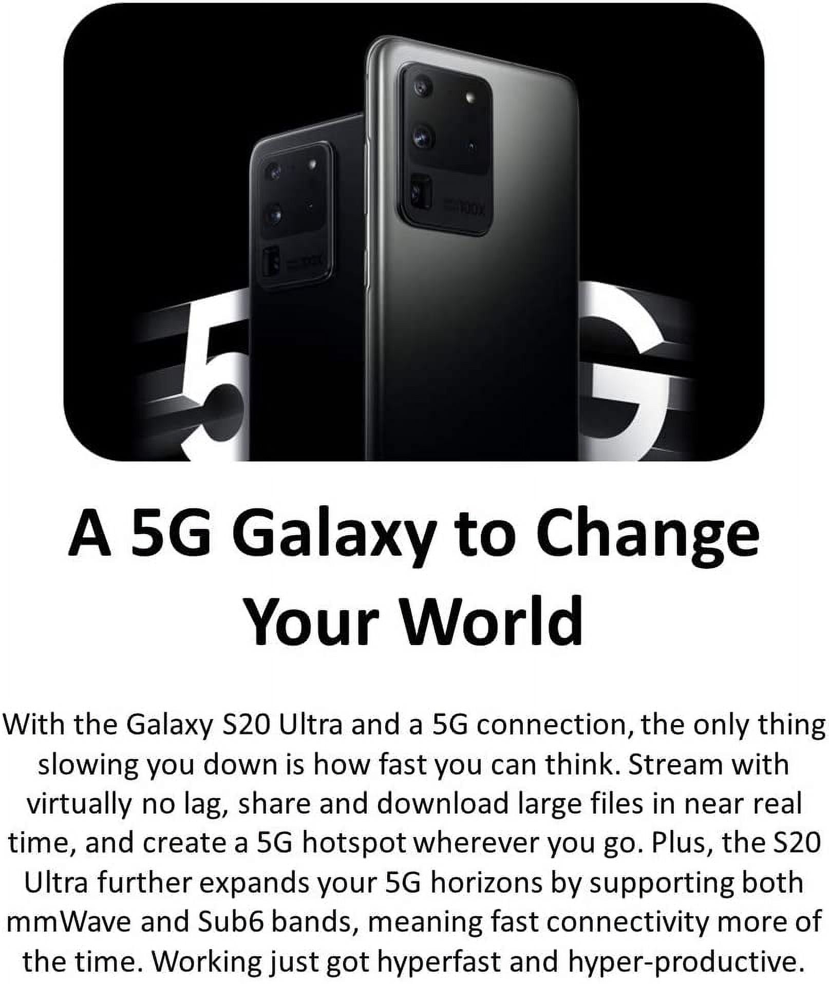 Pre-Owned Samsung Galaxy S20 Ultra 5G 128GB Verizon Locked Black (LCD ...