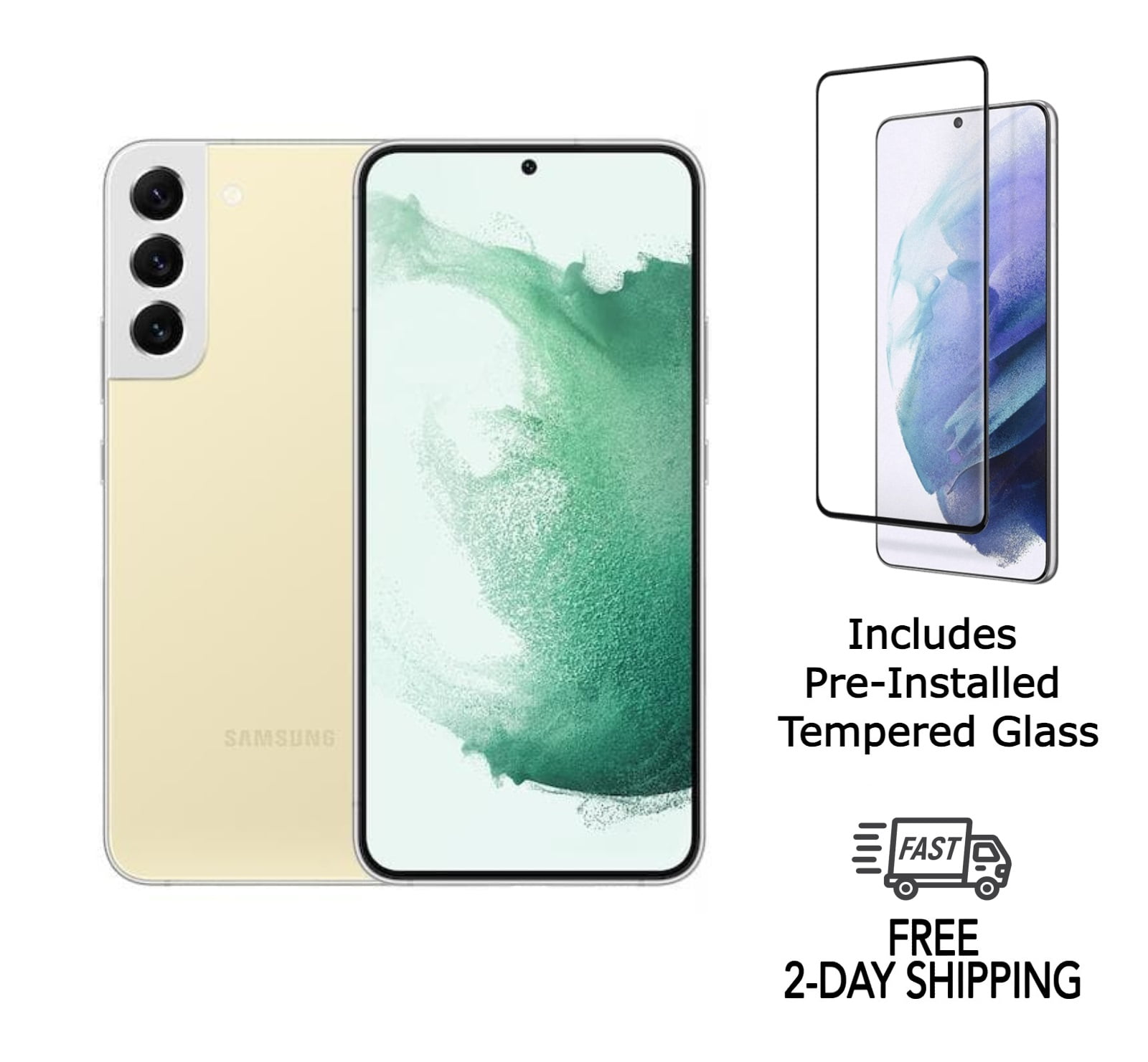 Pre-Owned Samsung Galaxy S22 Plus 5G S906U (Fully Unlocked) 128GB Cream ...