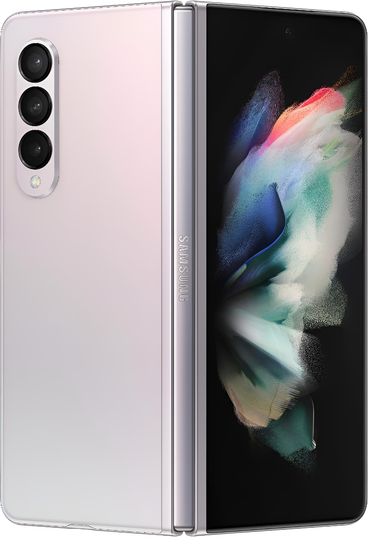 Restored Samsung Galaxy Z Fold 3 5G F926U 256GB Silver Unlocked ...