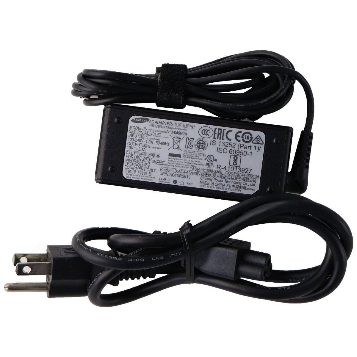 Restored Samsung OEM Laptop Charger AC/DC Power Adapter (A13-040N2A ...