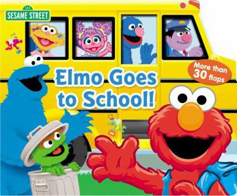 Pre-Owned Sesame Street: Elmo Goes to School!, Volume 1 (Board book ...