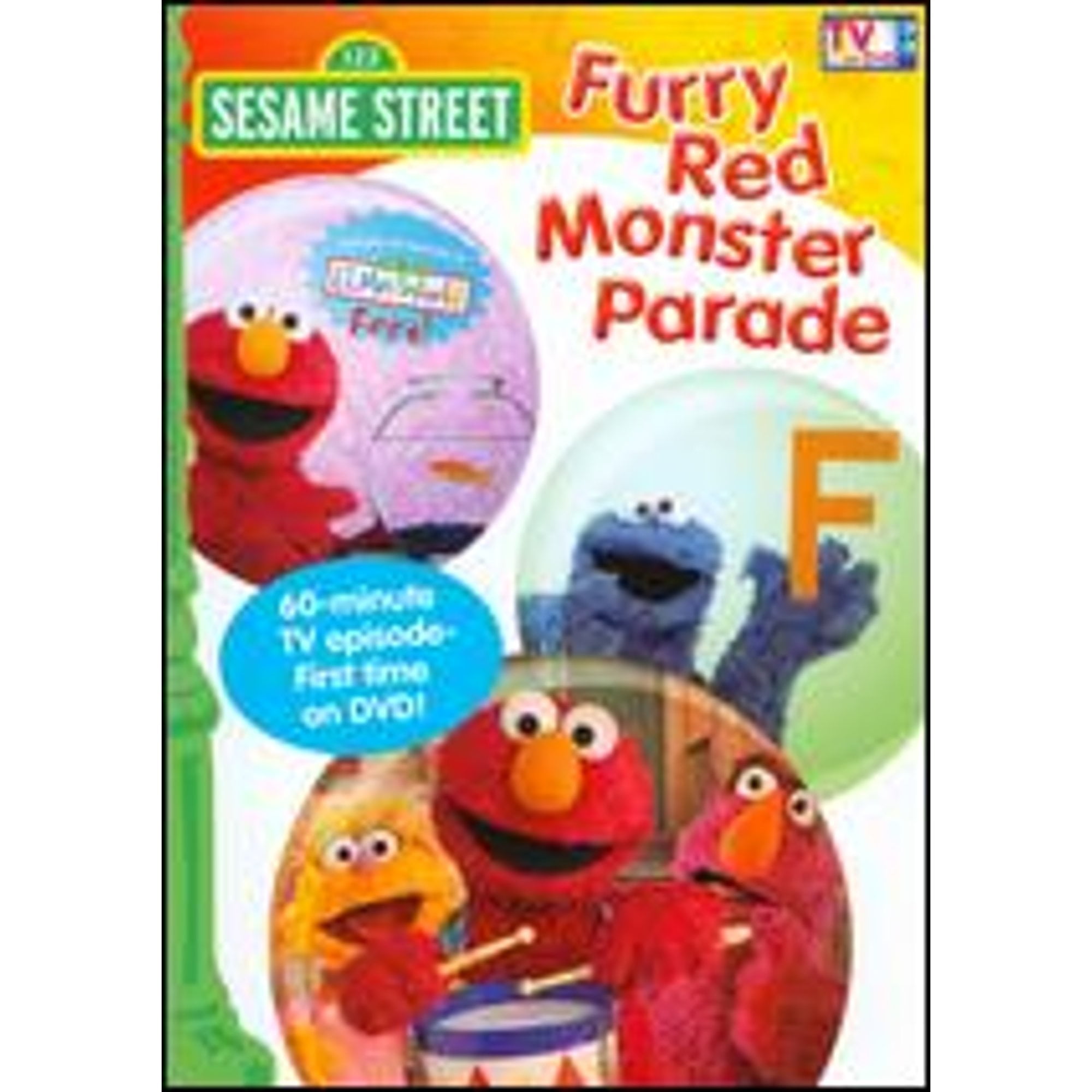 Pre Owned Sesame Street Furry Red Monster Parade Dvd 0891264001083
