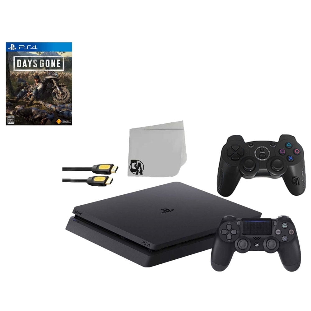 Pre-Owned Sony 2215A PlayStation 4 Slim 500GB Gaming Console Black 2 Controller Included with ...