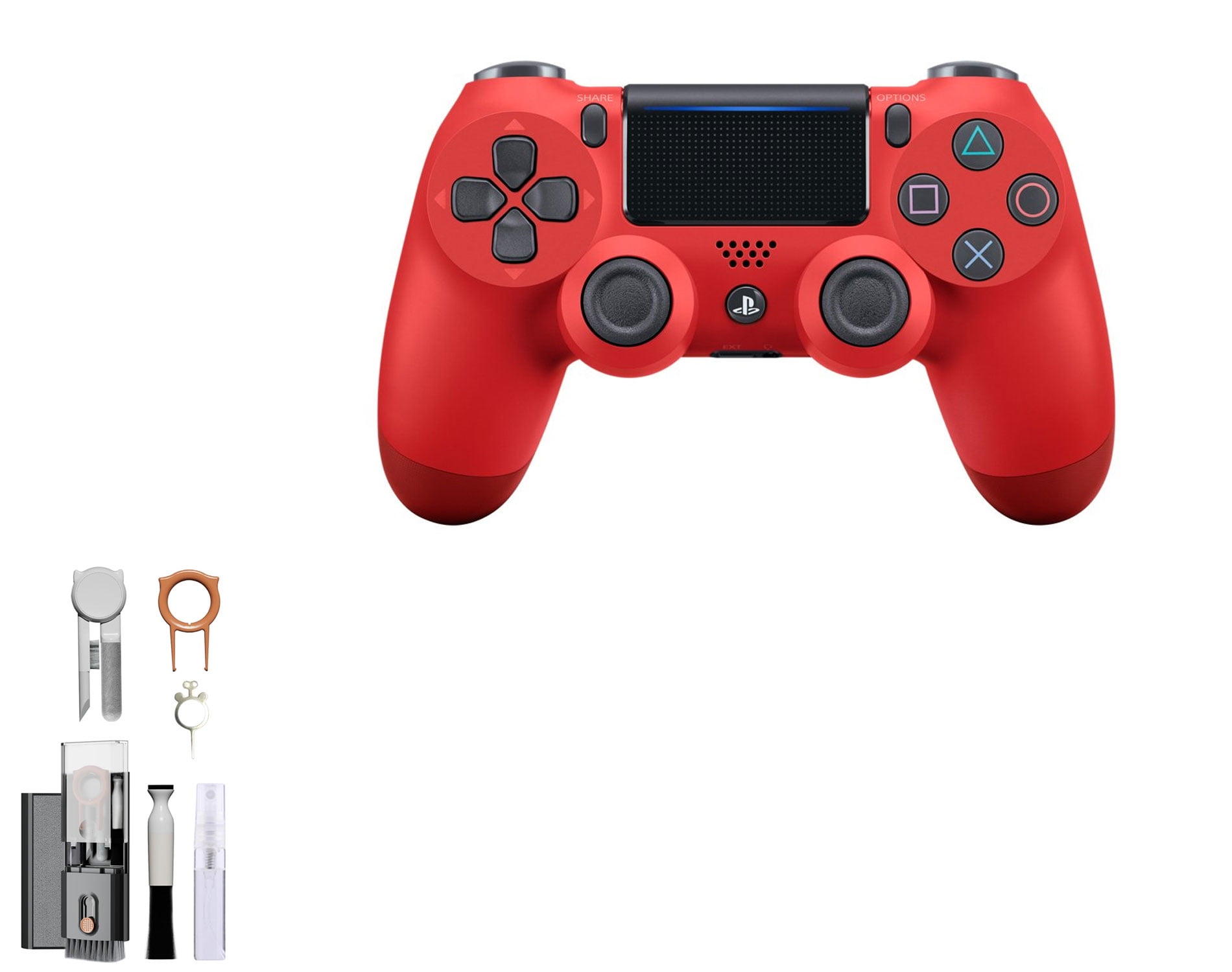 Pre-Owned Sony Dual Shock Red Gaming Controller PS4 Console With ...
