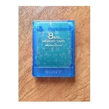 Generic PlayStation 2 8MB Memory Card for Save Game Profiles Data ...
