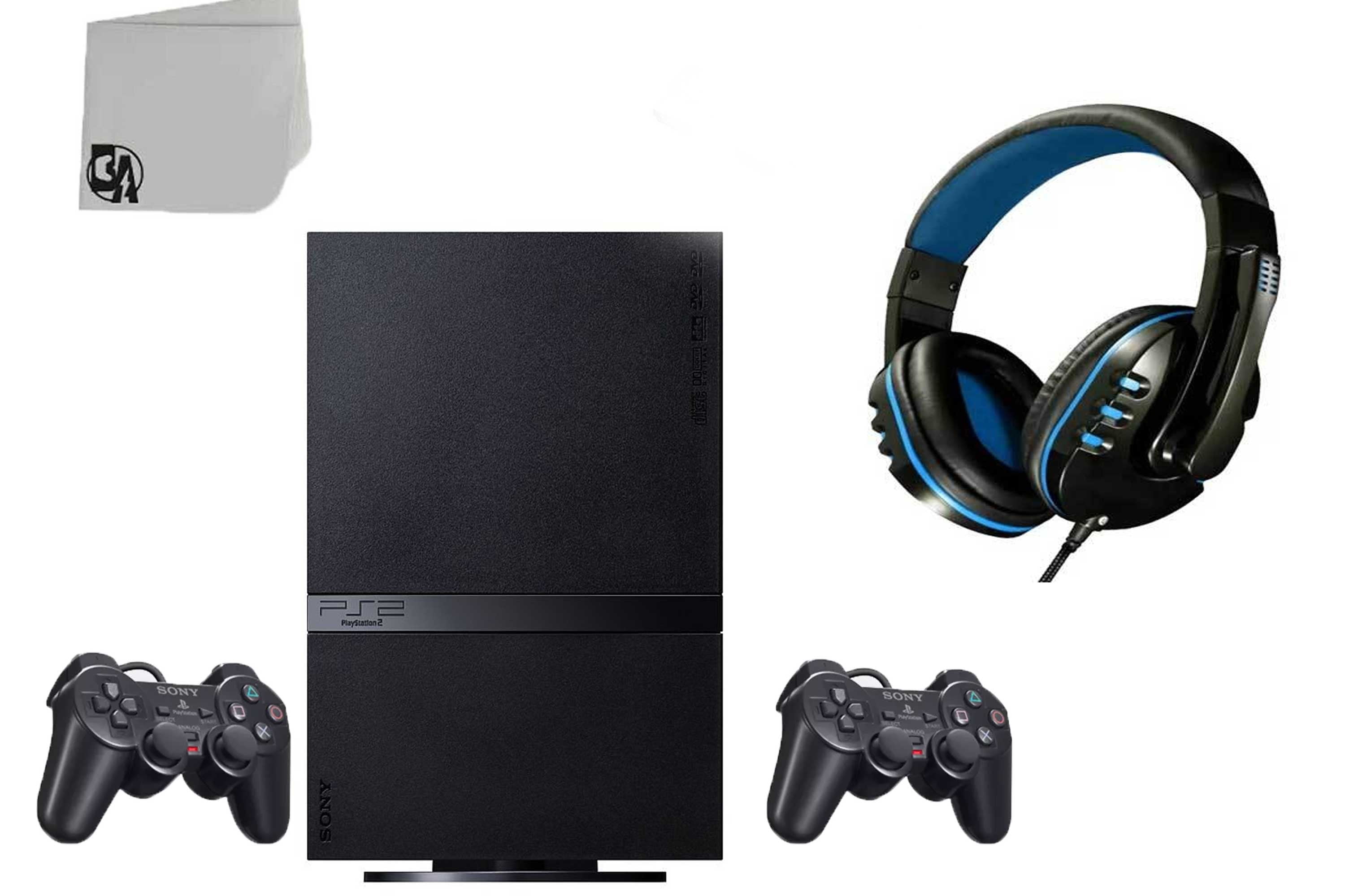 Pre-Owned Restored Sony PlayStation 2 Slim Black Game Console With ...