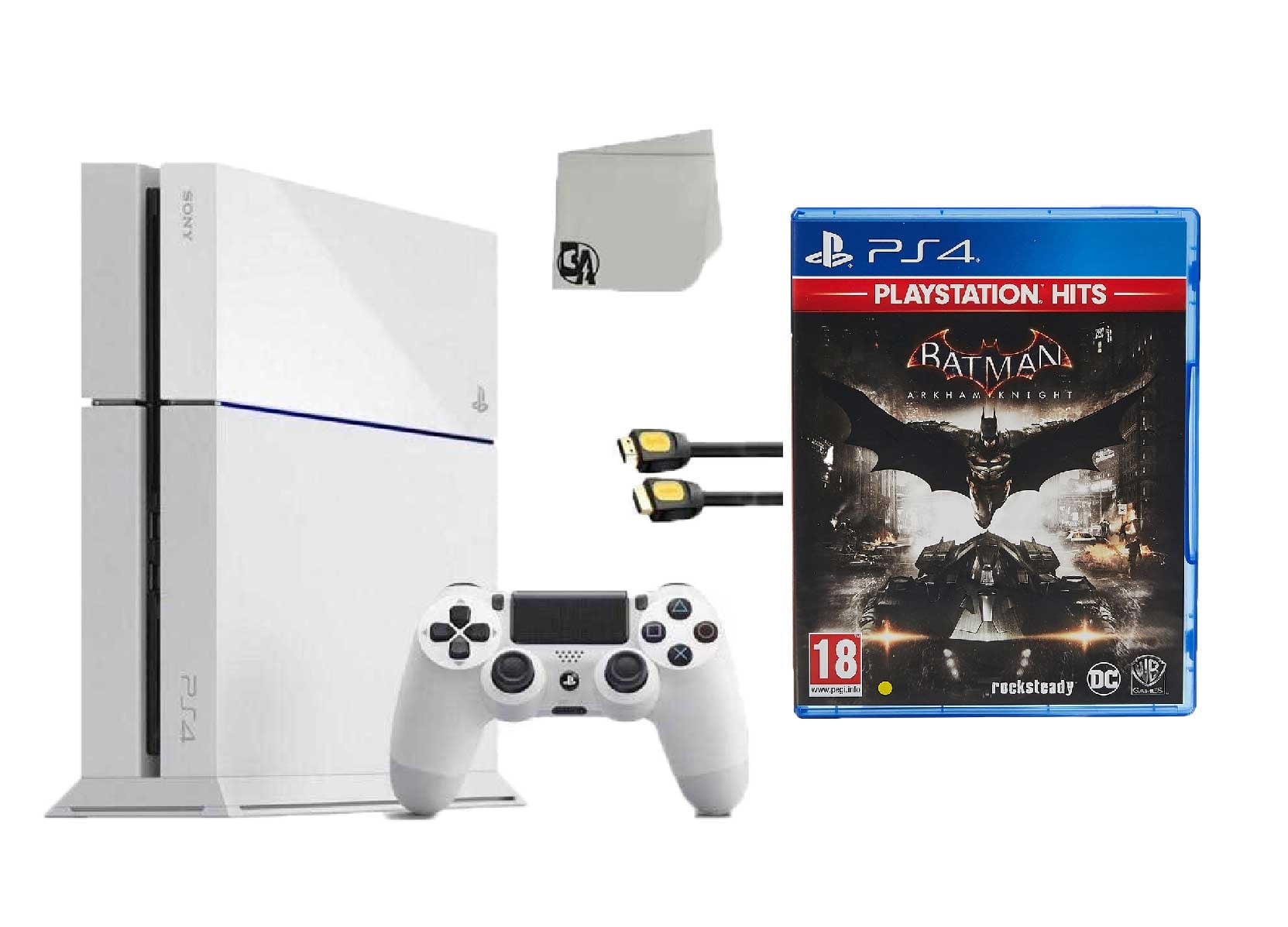Restored Sony PlayStation 4 500GB Gaming Console White with Batman ...