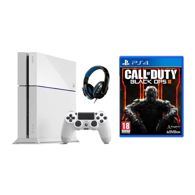 Pre-Owned Sony PlayStation 4 500GB Gaming Console White with Call Of ...