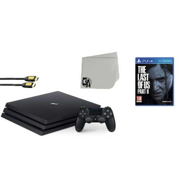 Restored Sony PlayStation 4 Pro 1TB Gaming Console Black 2 Controller Included with The Last of ...