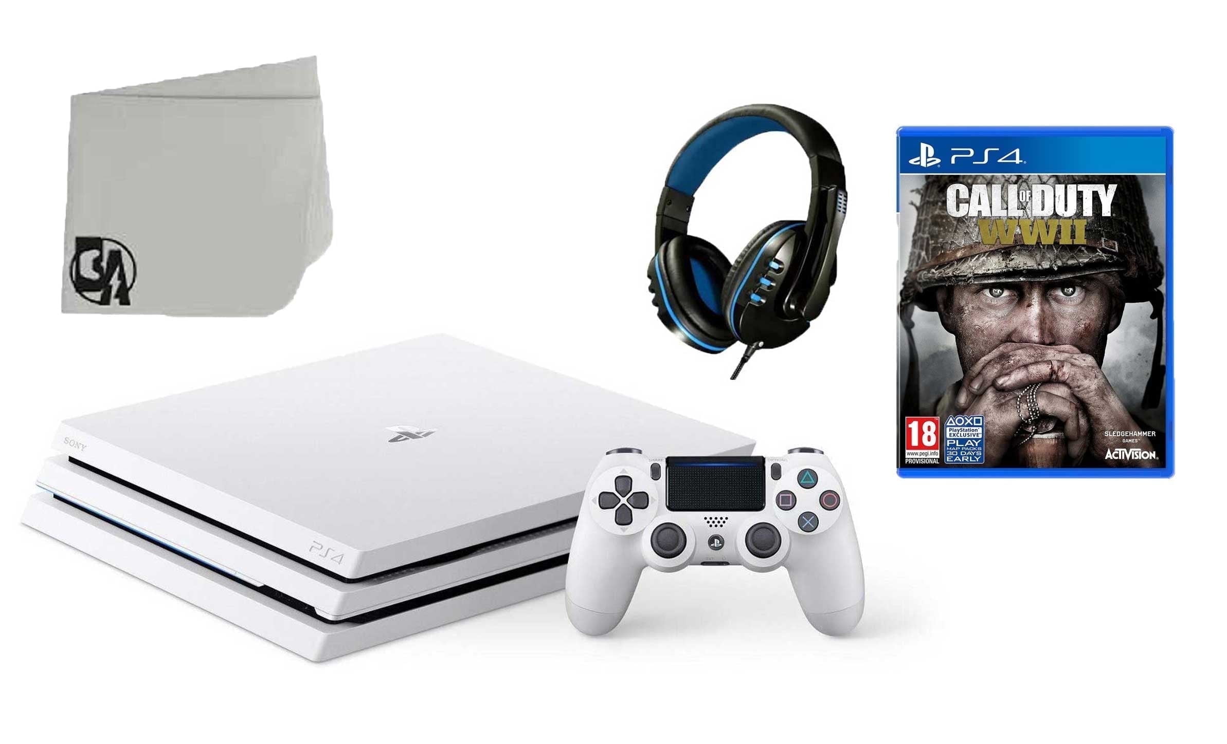 Pre-Owned Sony PlayStation 4 PRO Glacier 1TB Gaming Console White with ...