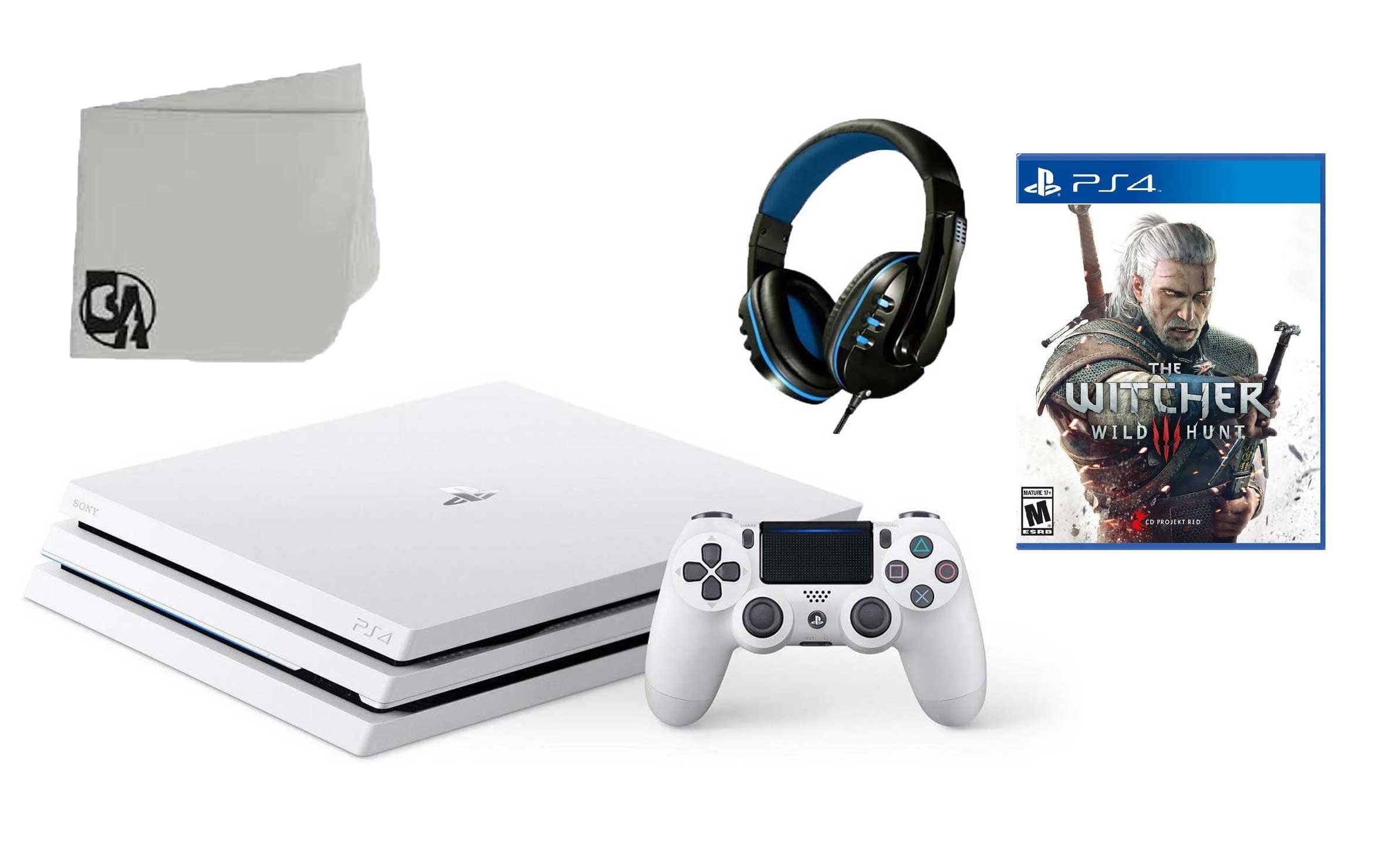 Pre-Owned Sony PlayStation 4 PRO Glacier 1TB Gaming Console White with ...