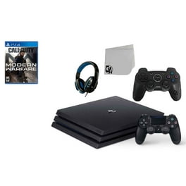 Pre Owned Sony PlayStation 4 PRO Glacier 1TB Gaming Console White with FIFA 19 BOLT AXTION Bundle Walmart