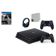 Sony PlayStation 4 500GB Gaming Console White with 2 Controller Included BOLT AXTION Bundle Like ...