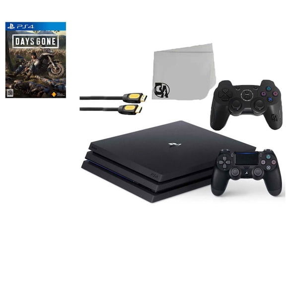 Restored Sony PlayStation 4 Pro 1TB Gaming Console Black 2 Controller ...
